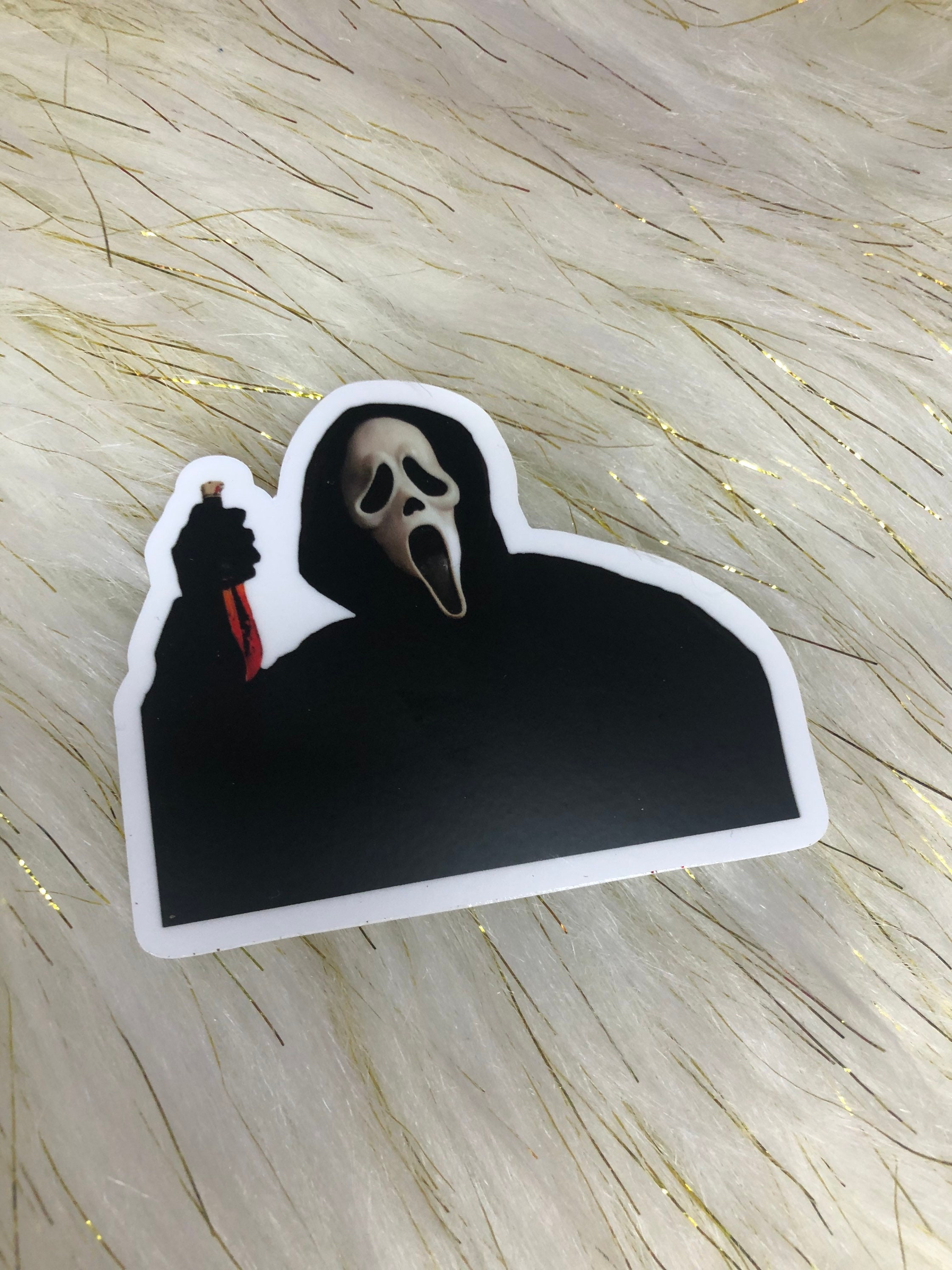 Ghost Face Sticker Etsy