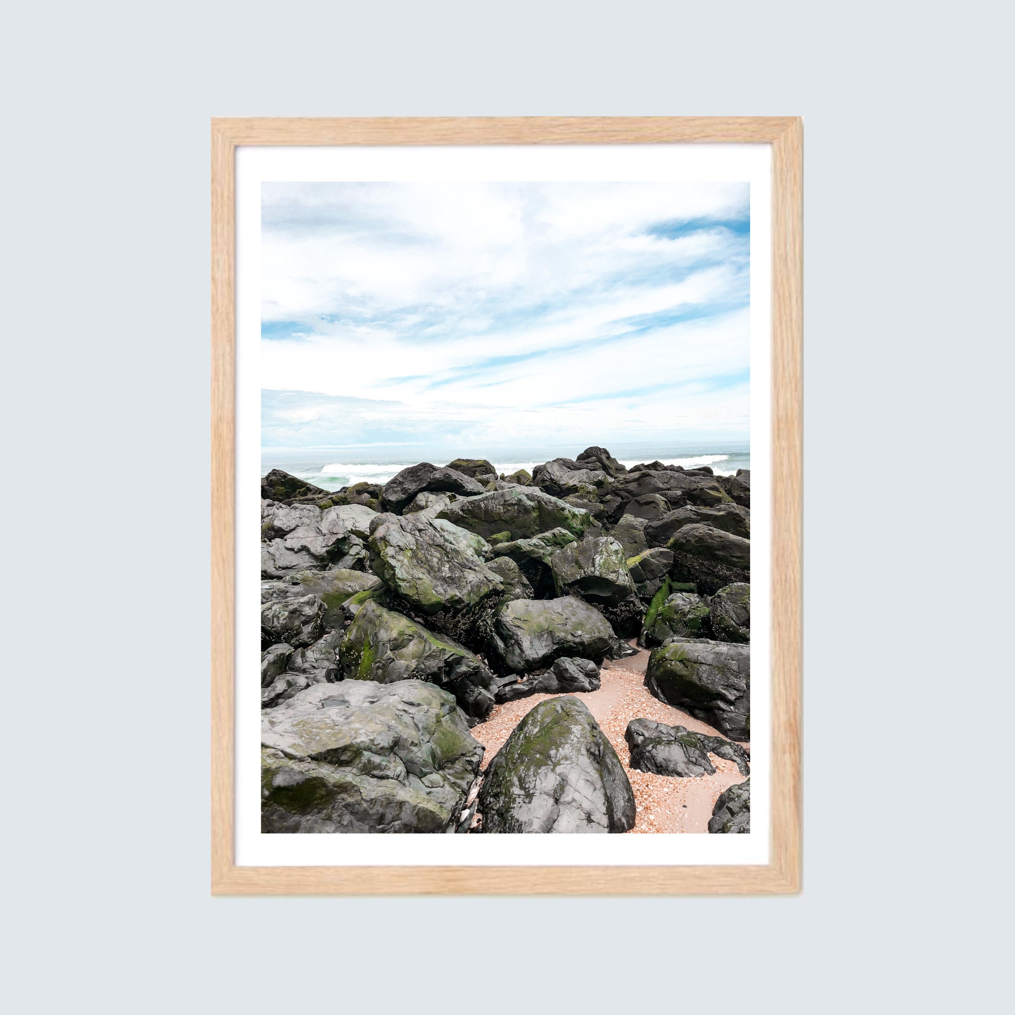 Ocean View Print, Sea Girt, NJ, the Jersey Shore, Printable Art ...