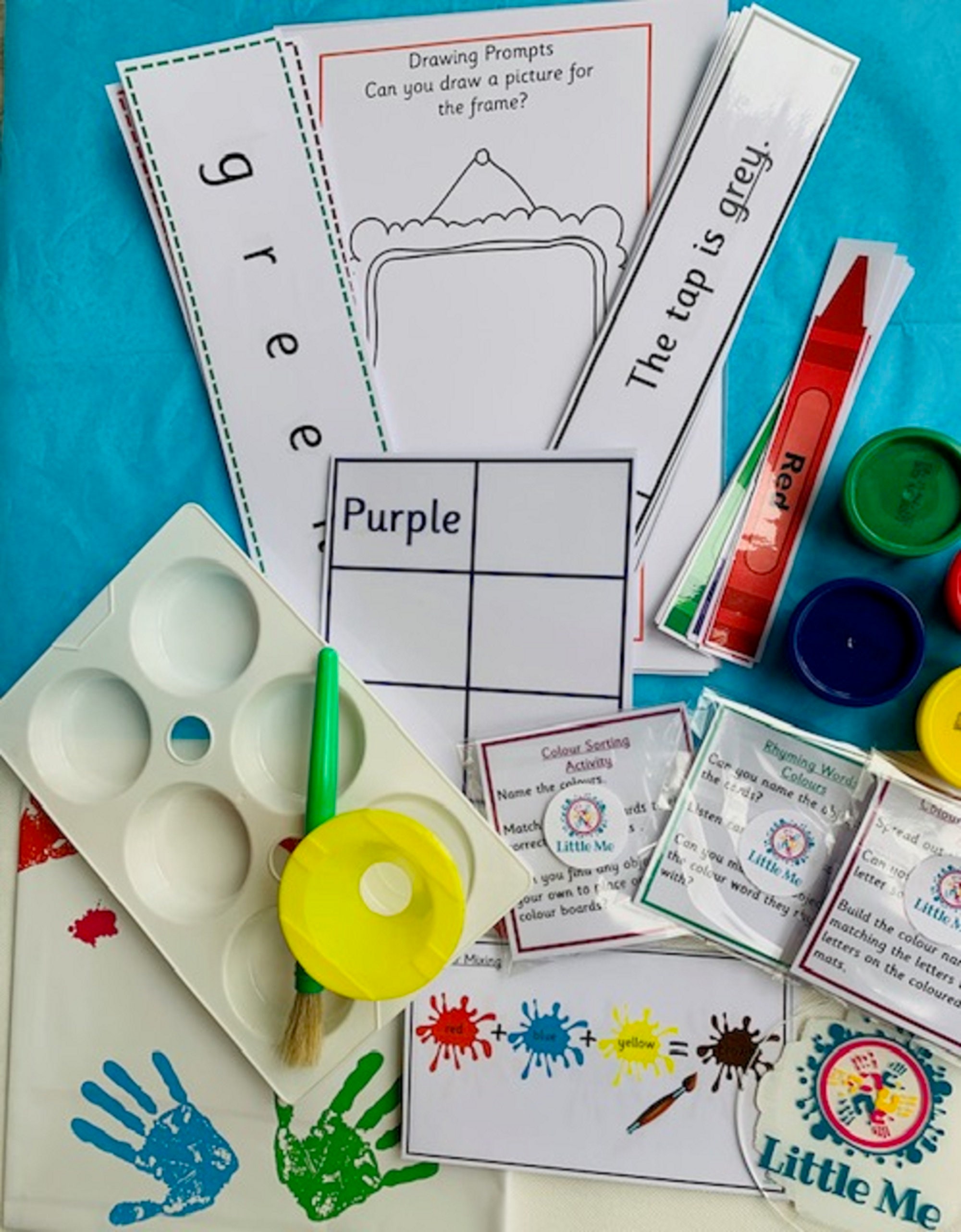Learn About Colours, Colour Activity Box, Colour Recognition Flashcards ...