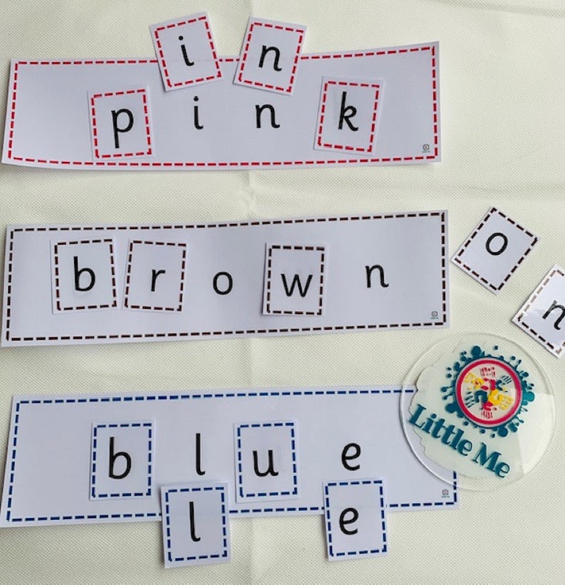 Learn About Colours Colour Activity Box Colour Recognition | Etsy