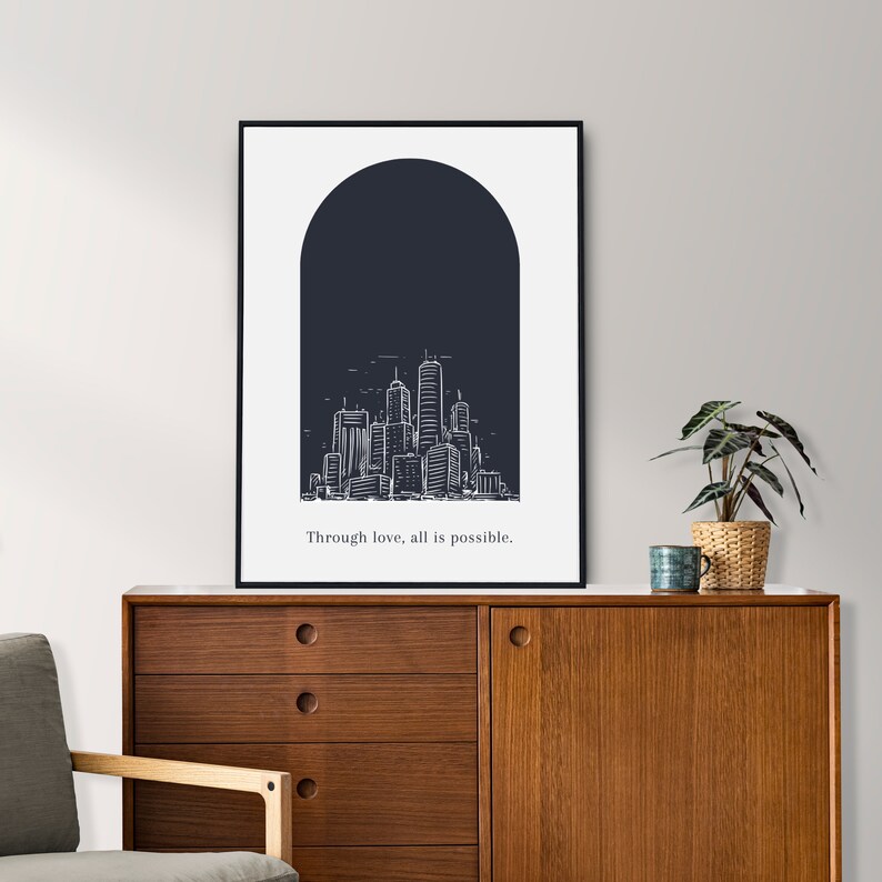 SJM Multiverse Navy Quote Print | Velaris, Terrasen, Lunation, Crescent ...