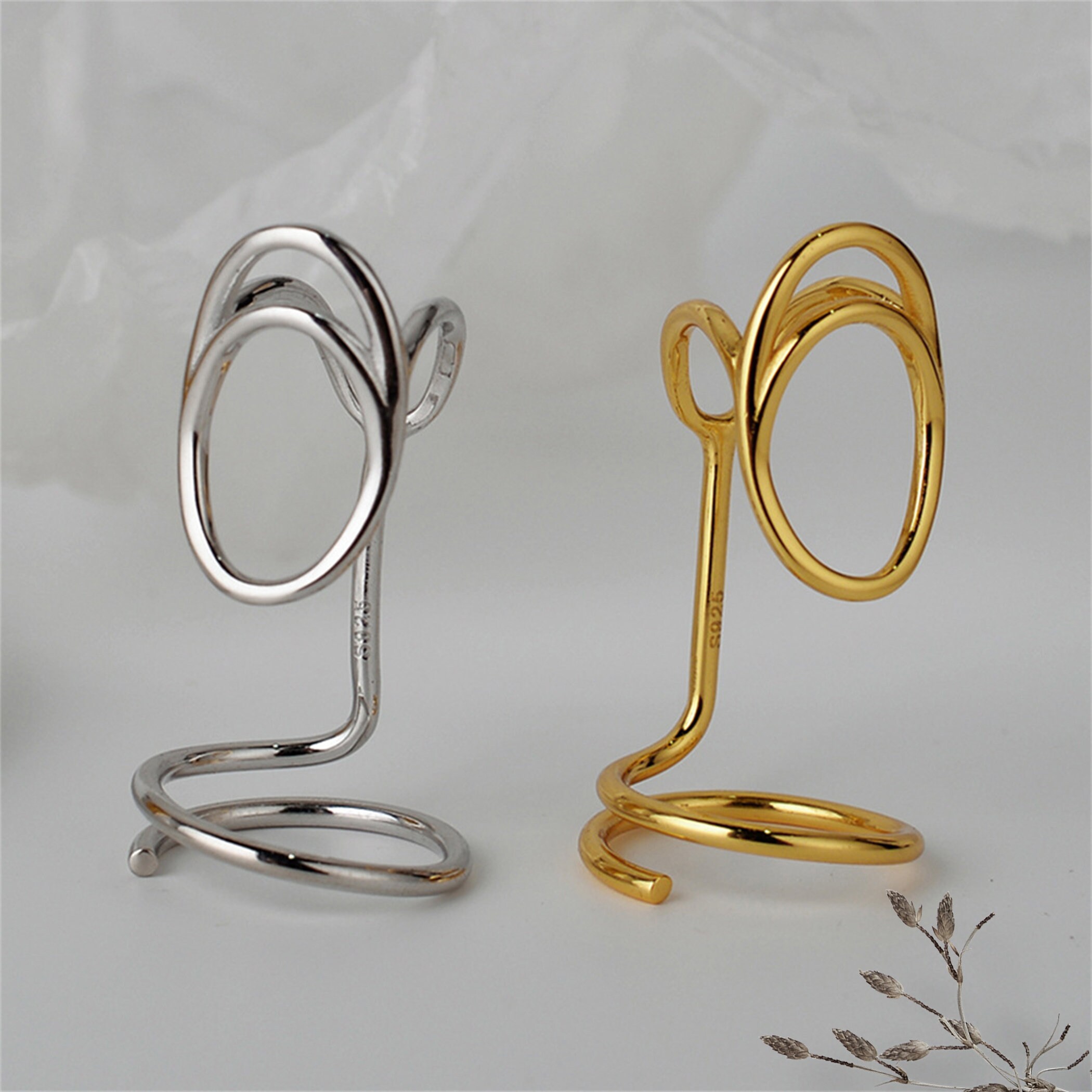 Sterling Silver Fingertip Nail Ring,gold Fingertip Ring, Nail ...