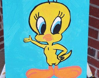 Tweety Bird Painting - Etsy