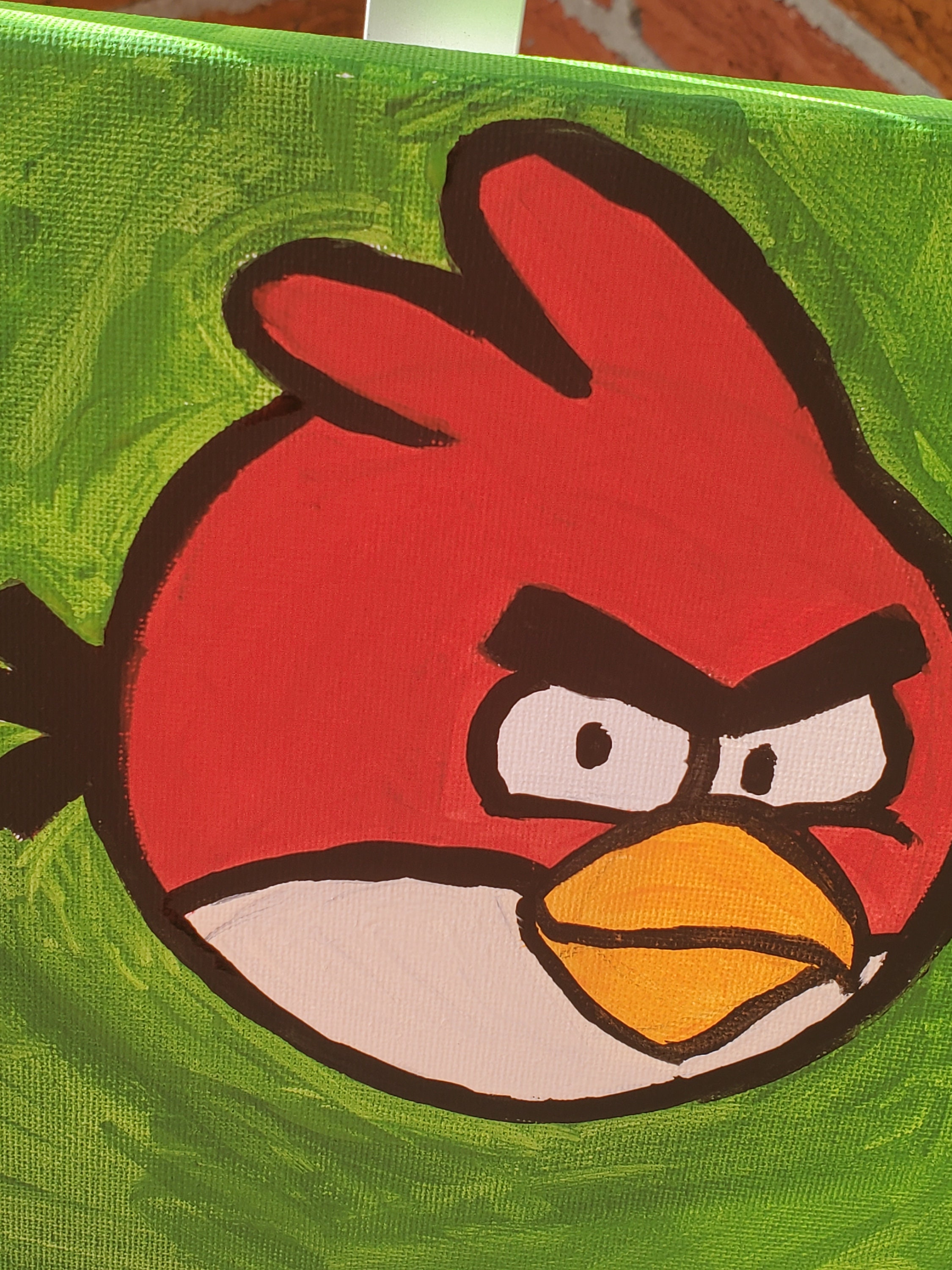 Angry Birds Face Painting