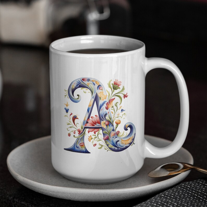 Norway Mug Gift Norwegian Rosemaling Mug From Norway Coffee Cup ...