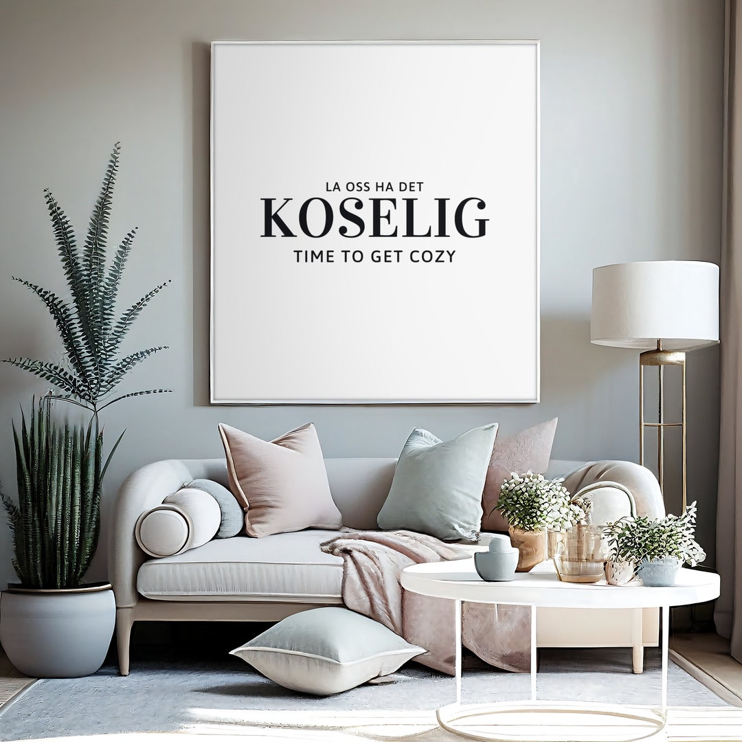 Norway Wall Art Koselig Norwegian Pride Norwegian Home Decor Norwegian ...