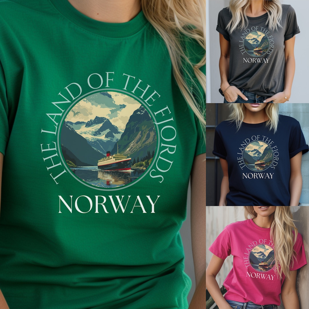 Nowegian Cruise T-shirt Norwegian T-shirt Norway Tee Norway Gift Norway ...