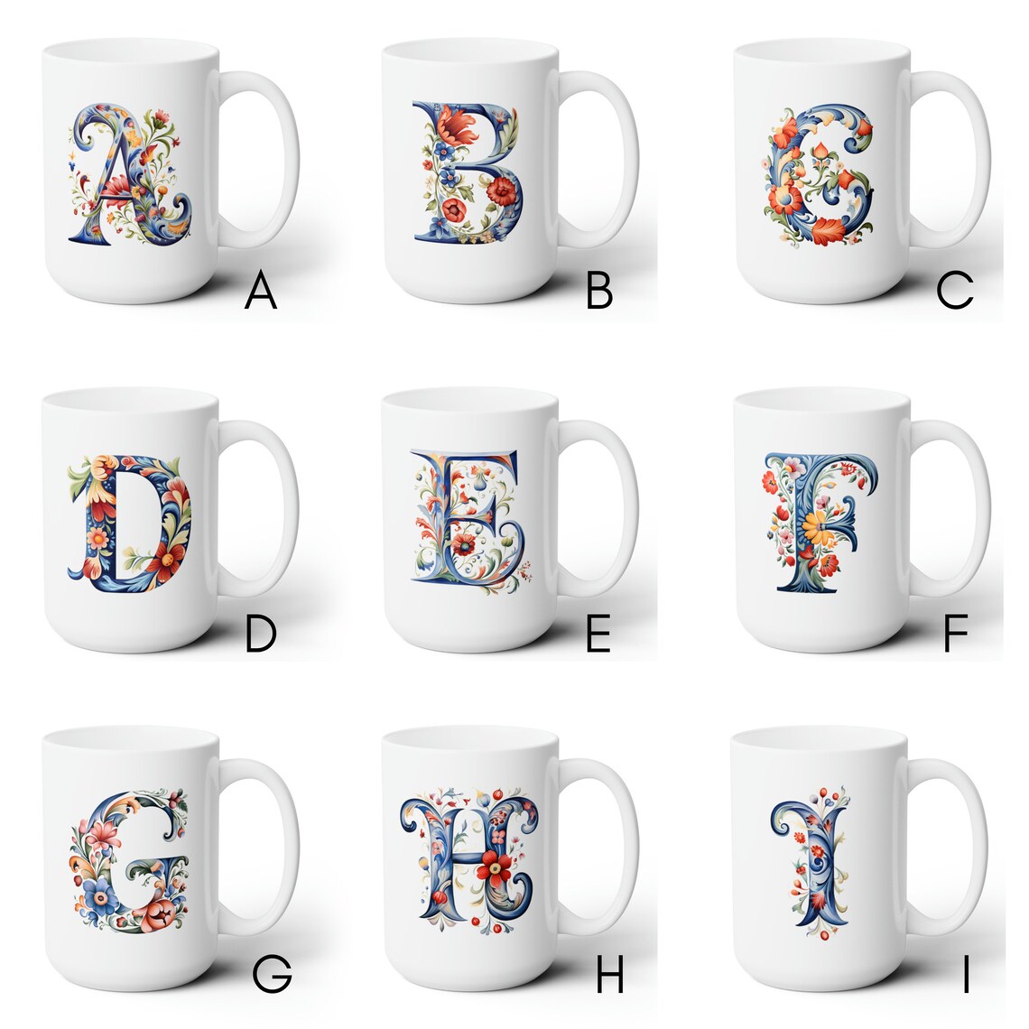 Norway Mug Gift Norwegian Rosemaling Mug From Norway Coffee Cup ...