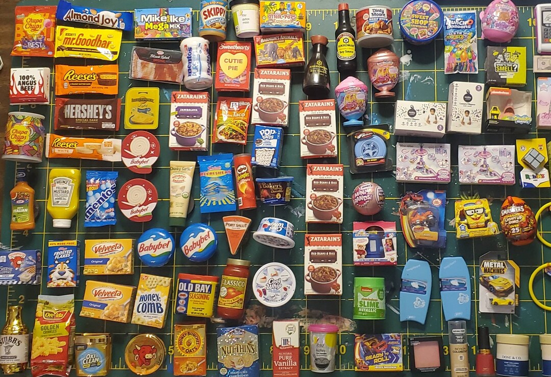 Mini Brands Magnets. Mini Food. Doll House Miniature. Tiny Food. Small ...