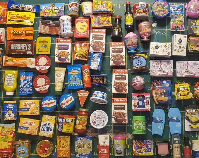 Mini Brands Magnets. Mini Food. Doll House Miniature. Tiny Food. Small ...
