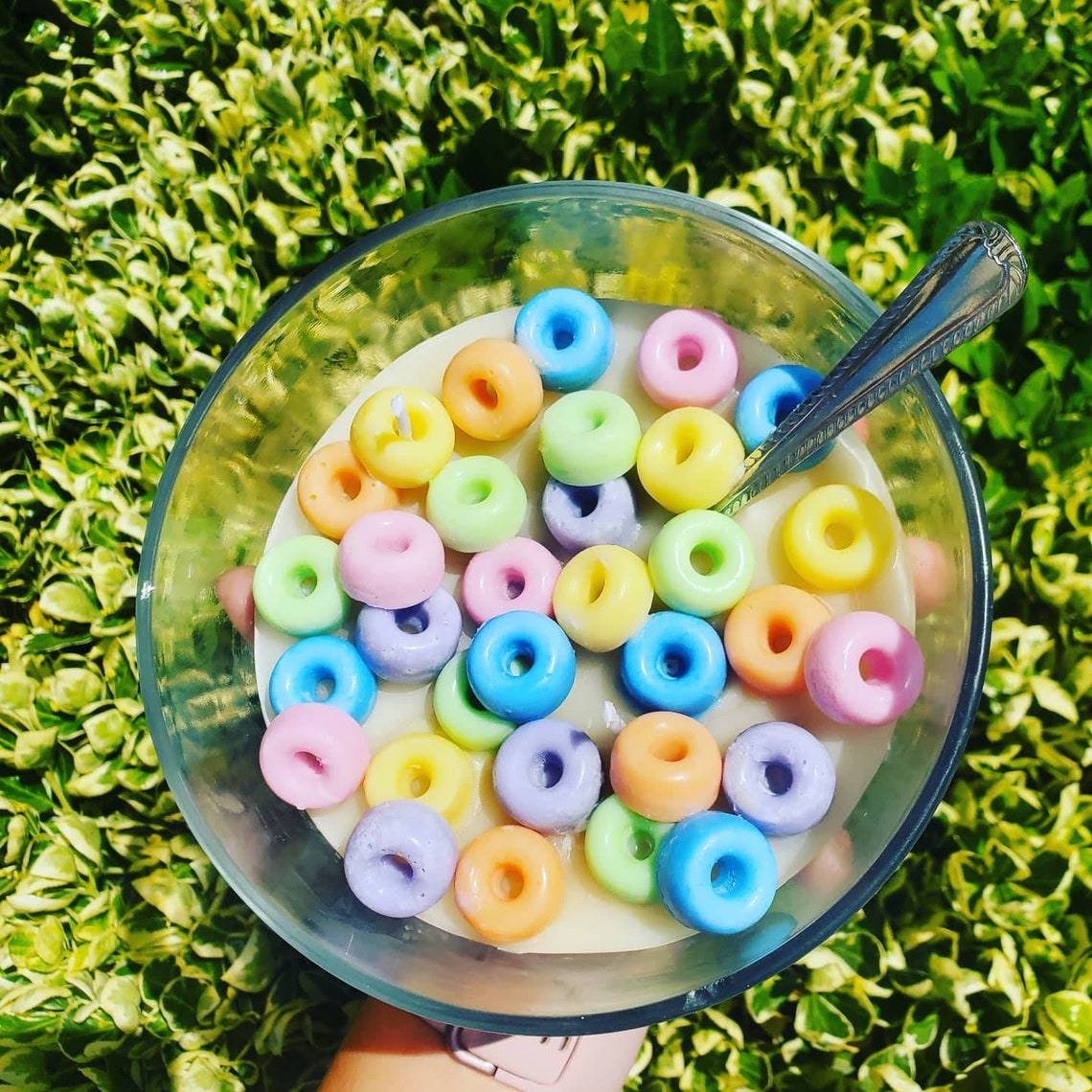 Fruit Loop Cereal Bowl Candle. Froot Loop Wax Melts. Cereal - Etsy