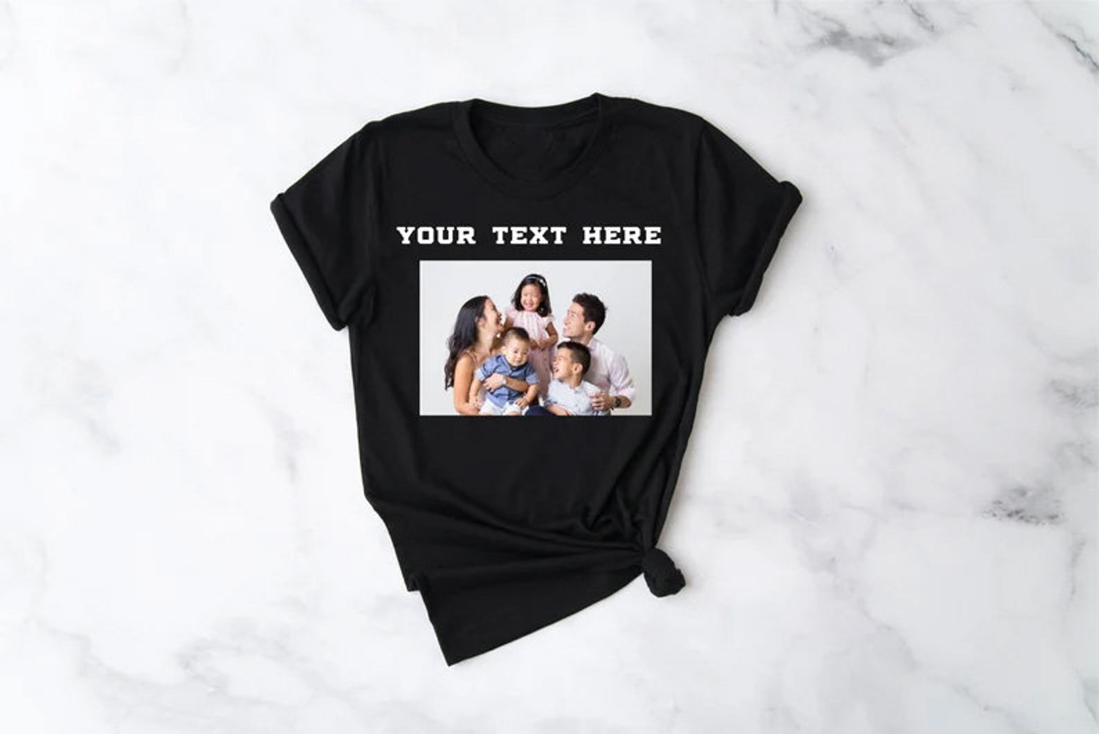 Custom Text and Photo Shirt Custom Photo Shirt Custom Text - Etsy