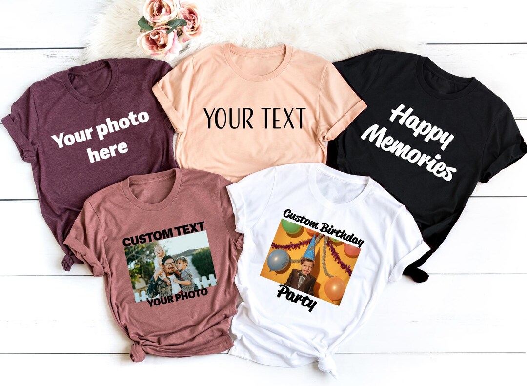 Personalized T-shirt, Custom T-shirts, Custom Shirt, Personalized Shirt ...