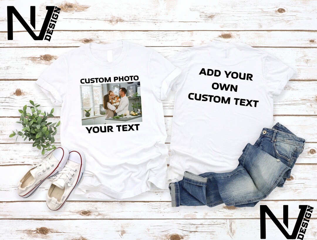 Personalized T-shirt, Custom T-shirts, Custom Shirt, Personalized Shirt ...