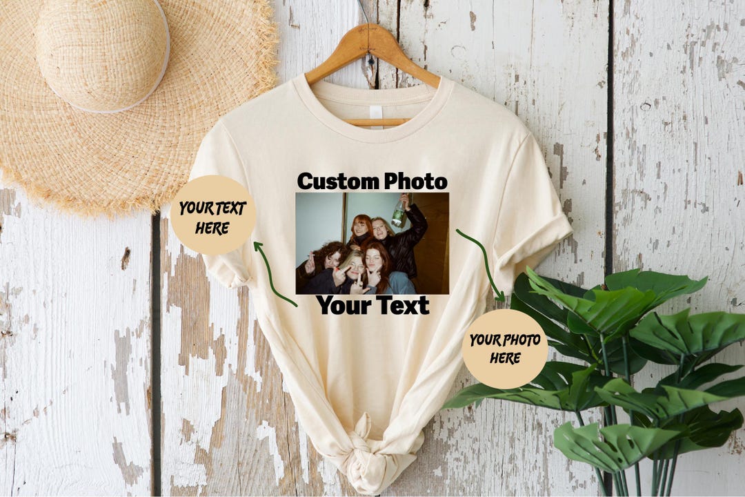 Custom Shirt With Photo, Personalized Tshirts, Personalized Gift ...