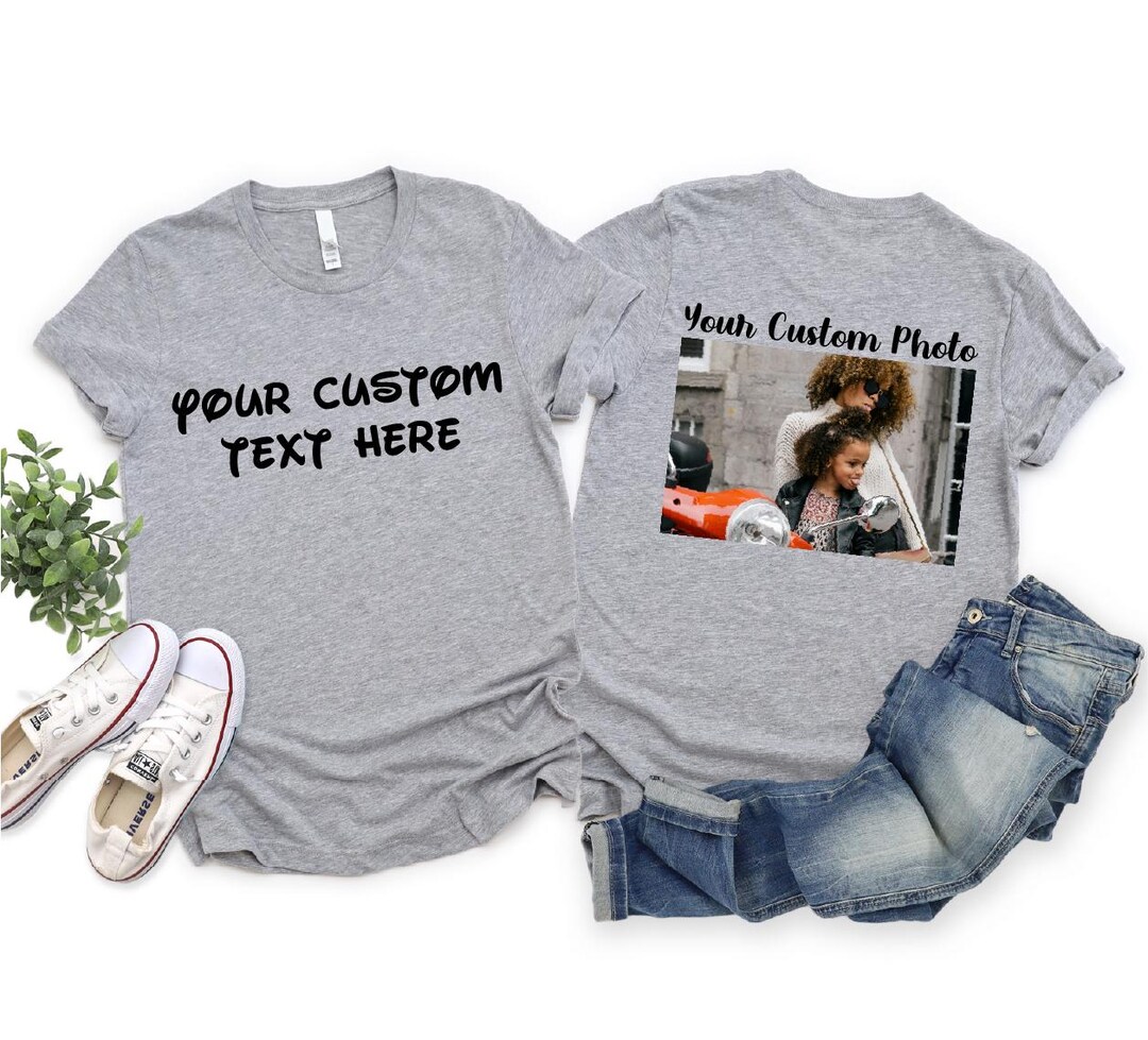 Front and Back Custom Shirt, Make Your Own Shirt, Custom Couples Shirts ...