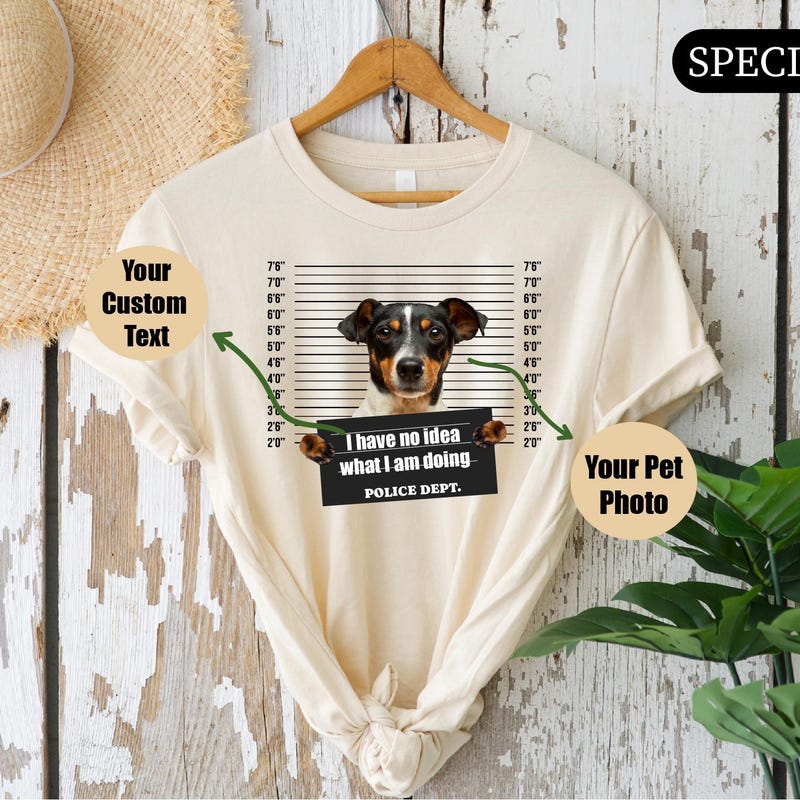 Cat Mugshot Custom Tee - Etsy