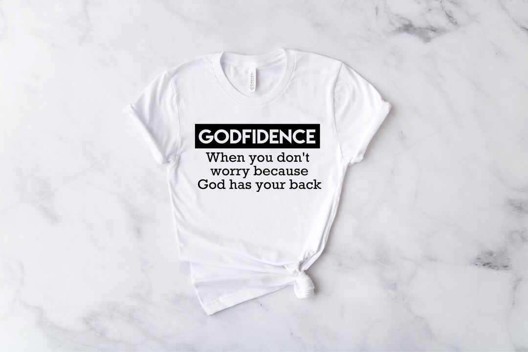 Godfidence Shirt Christian Shirt Religious Shirt Gift for - Etsy