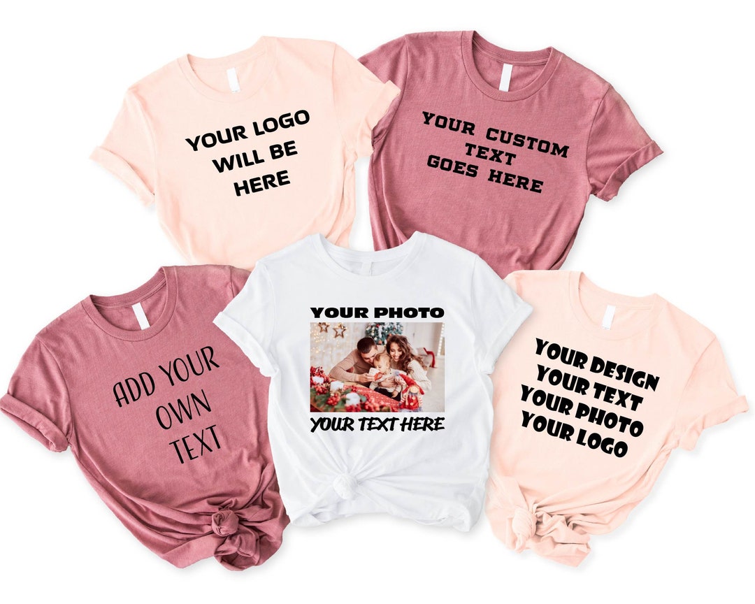 Personalized T-shirt, Custom T-shirts, Custom Shirt, Personalized Shirt ...