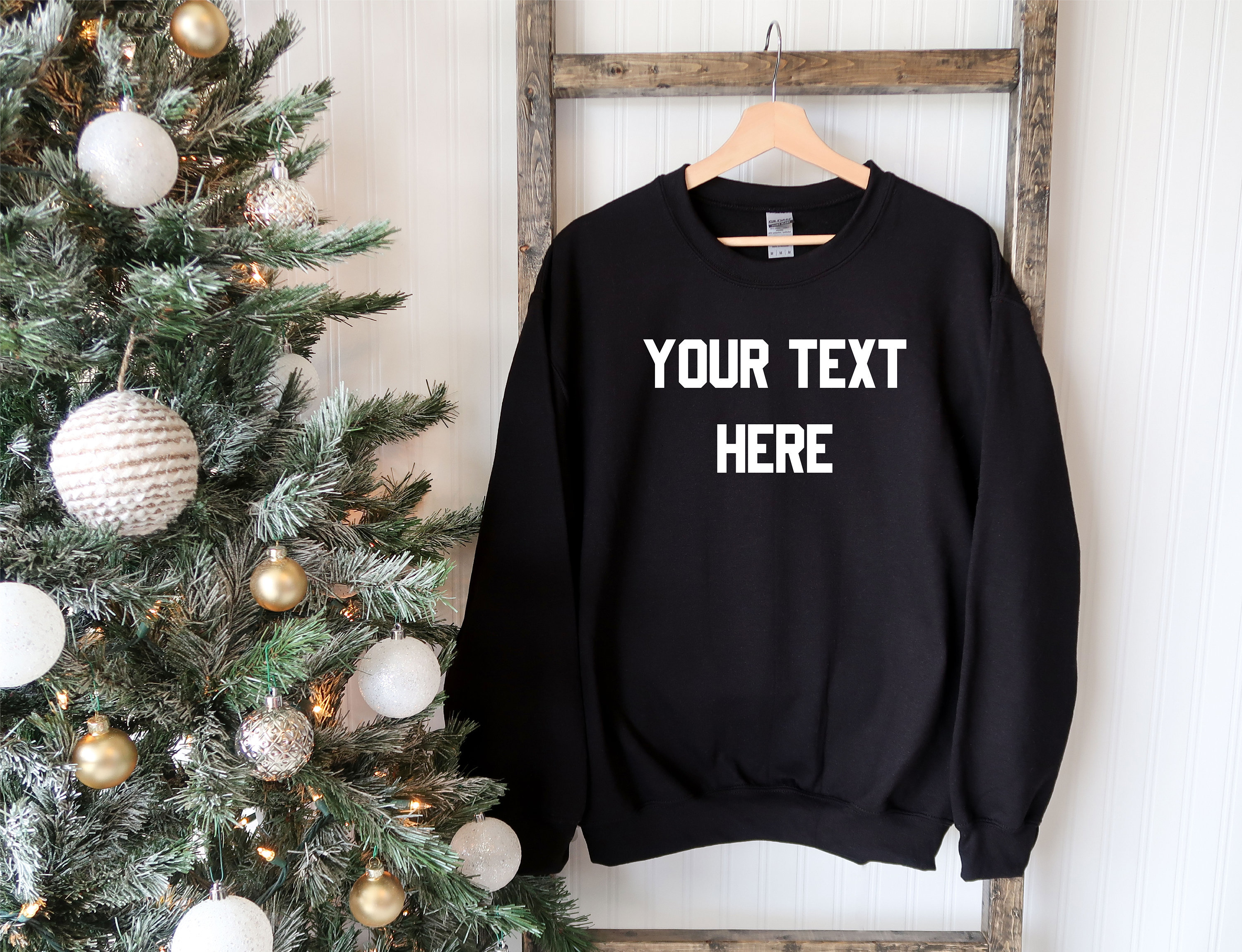 Custom Text Sweatshirt, Custom Hoodie, Custom Text Hoodie, Text ...