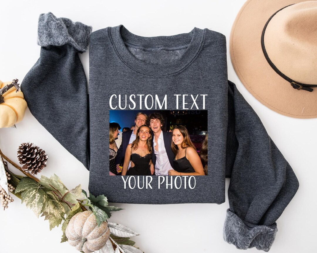 Unisex Custom Photo T-shirt, Custom Photo Shirt, Own Photo Shirt ...