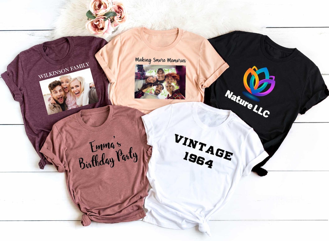 Personalized T-shirt, Custom T-shirts, Custom Shirt, Personalized Shirt ...