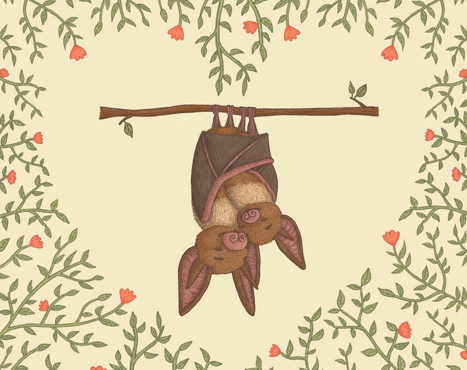 Cute Bat Themed Valentines Day Card - Etsy