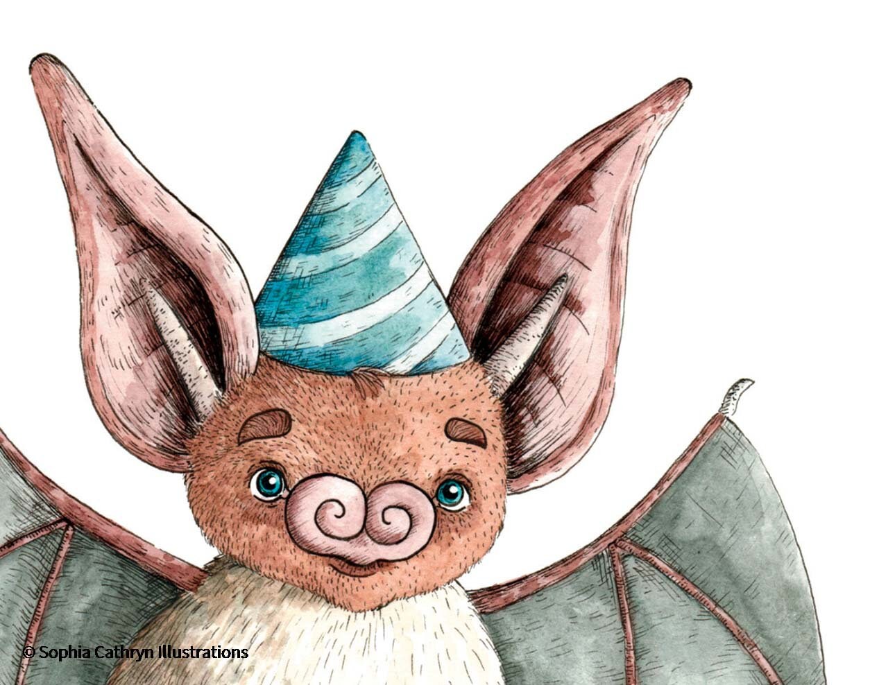 Bat Birthday Card - Etsy UK