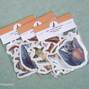 African Fruit Bats - Stickers - Etsy UK