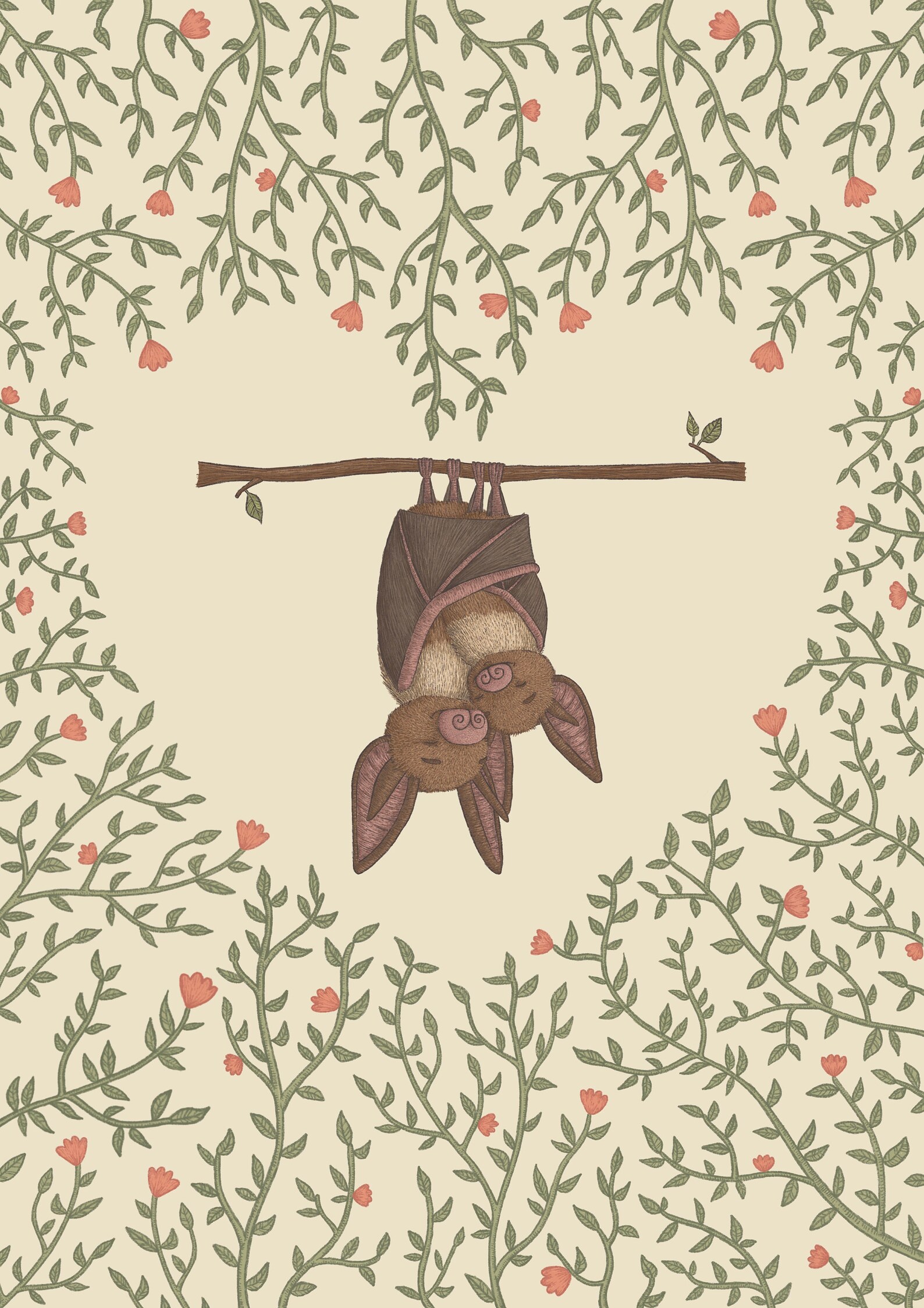 Cute I Love Bats Print - Etsy