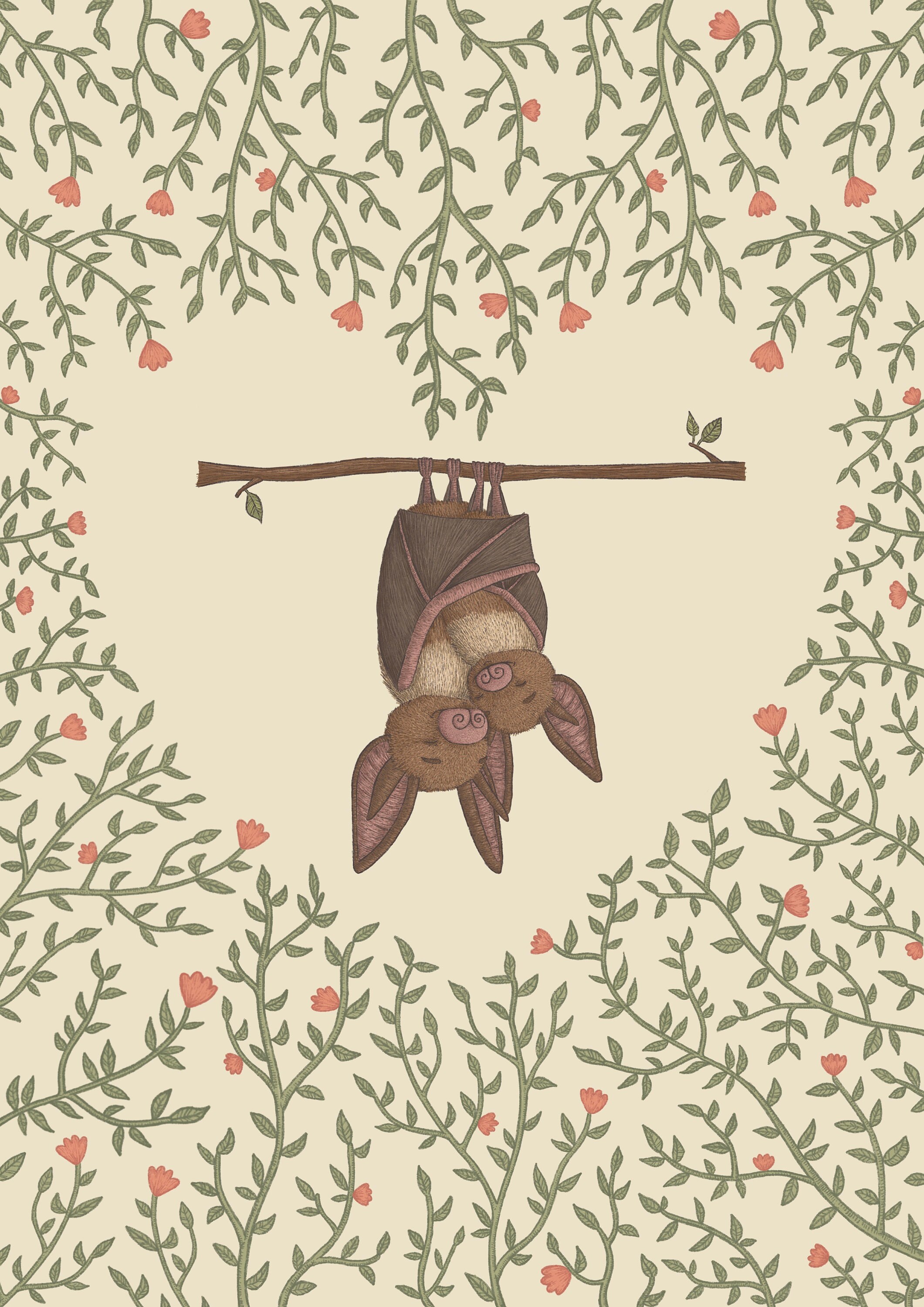 Cute I Love Bats Print - Etsy