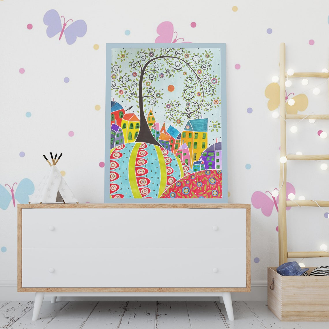 Colorful Playroom Art, Playroom Printable Digital Download, Children ...