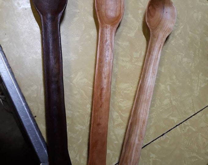 Taste Testing Spoon wooden Cherry Wood - Etsy