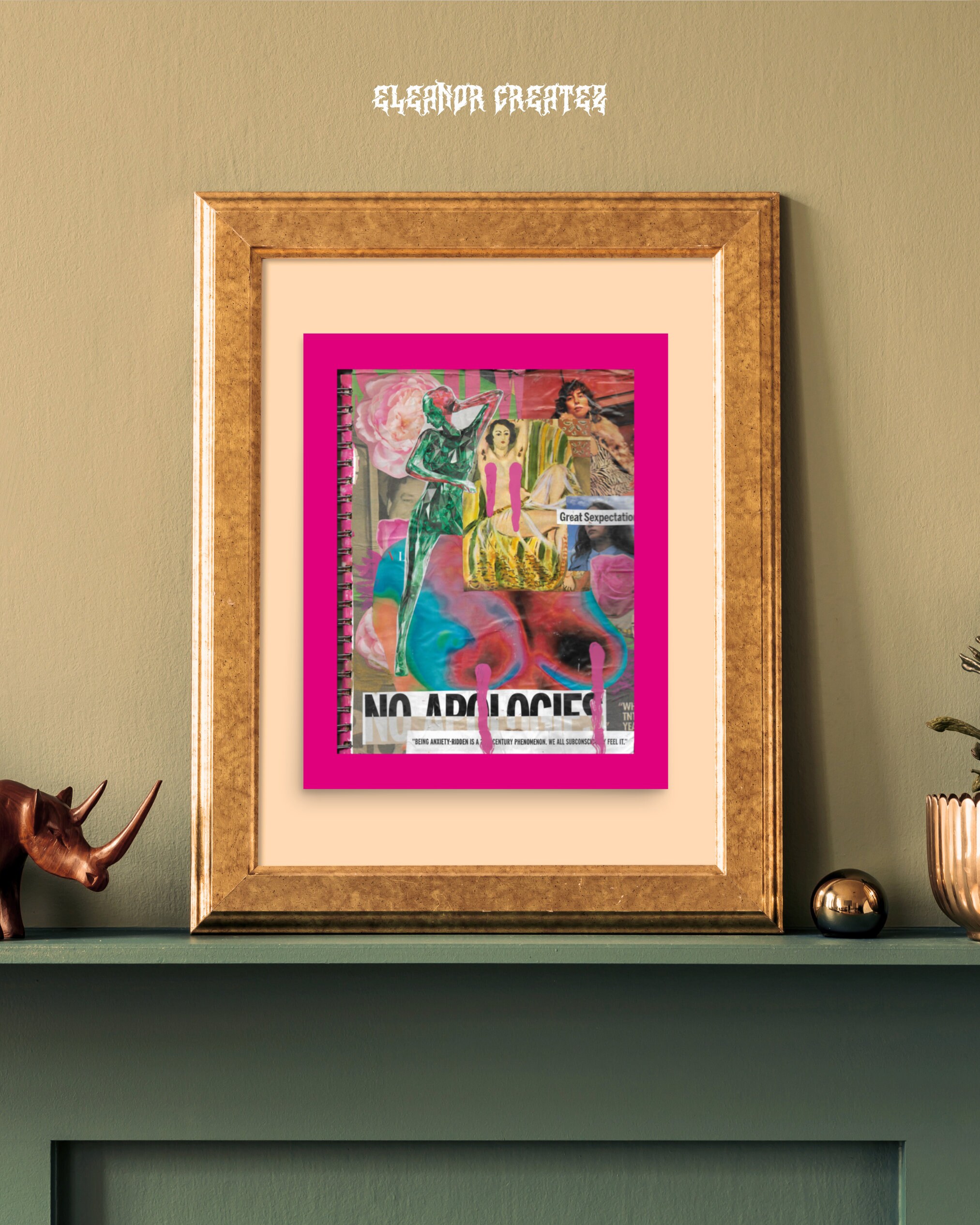 Female Poster, Feminist Poster, Maximalist Wall Art, Bold Feminine ...
