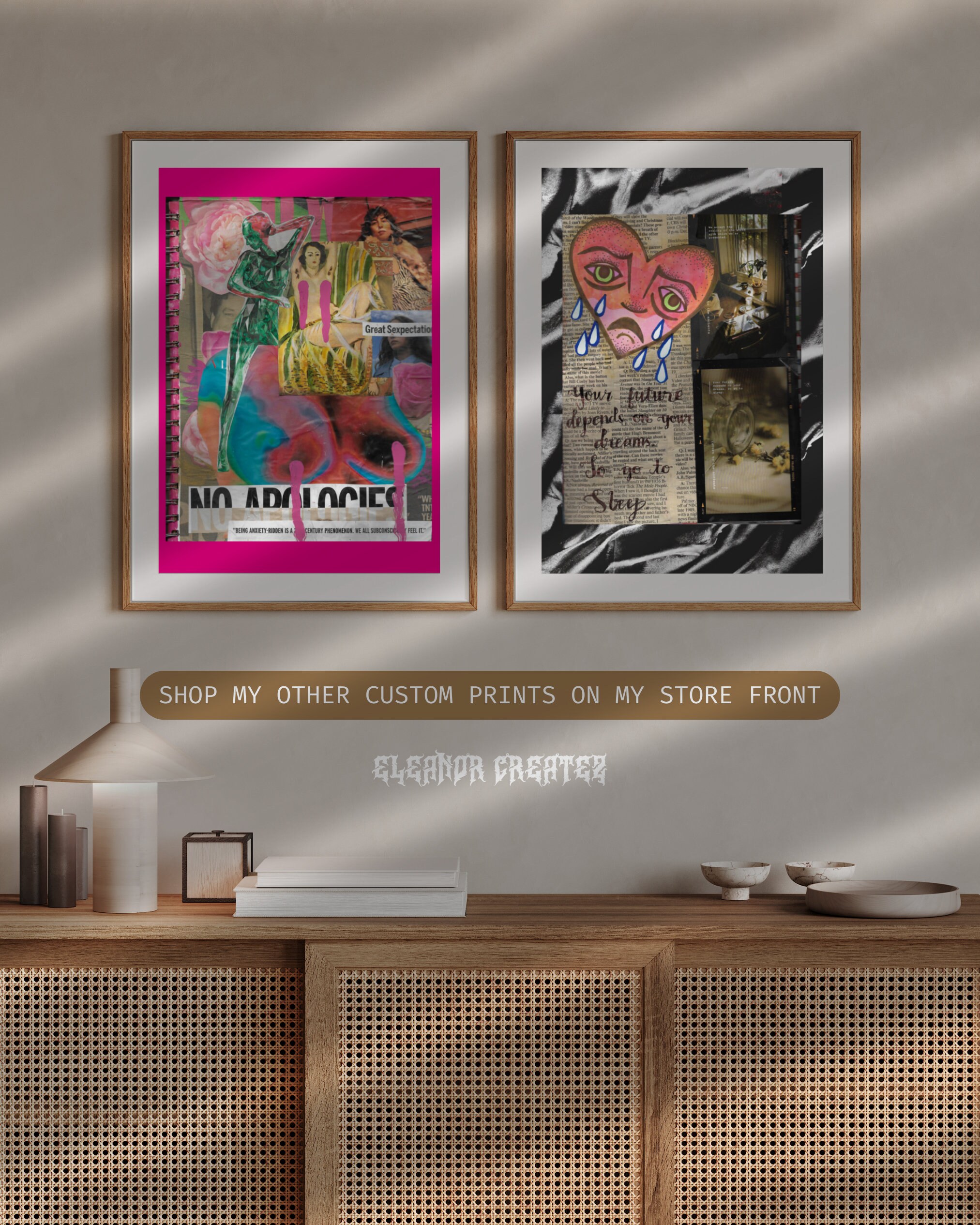 Female Poster, Feminist Poster, Maximalist Wall Art, Bold Feminine ...