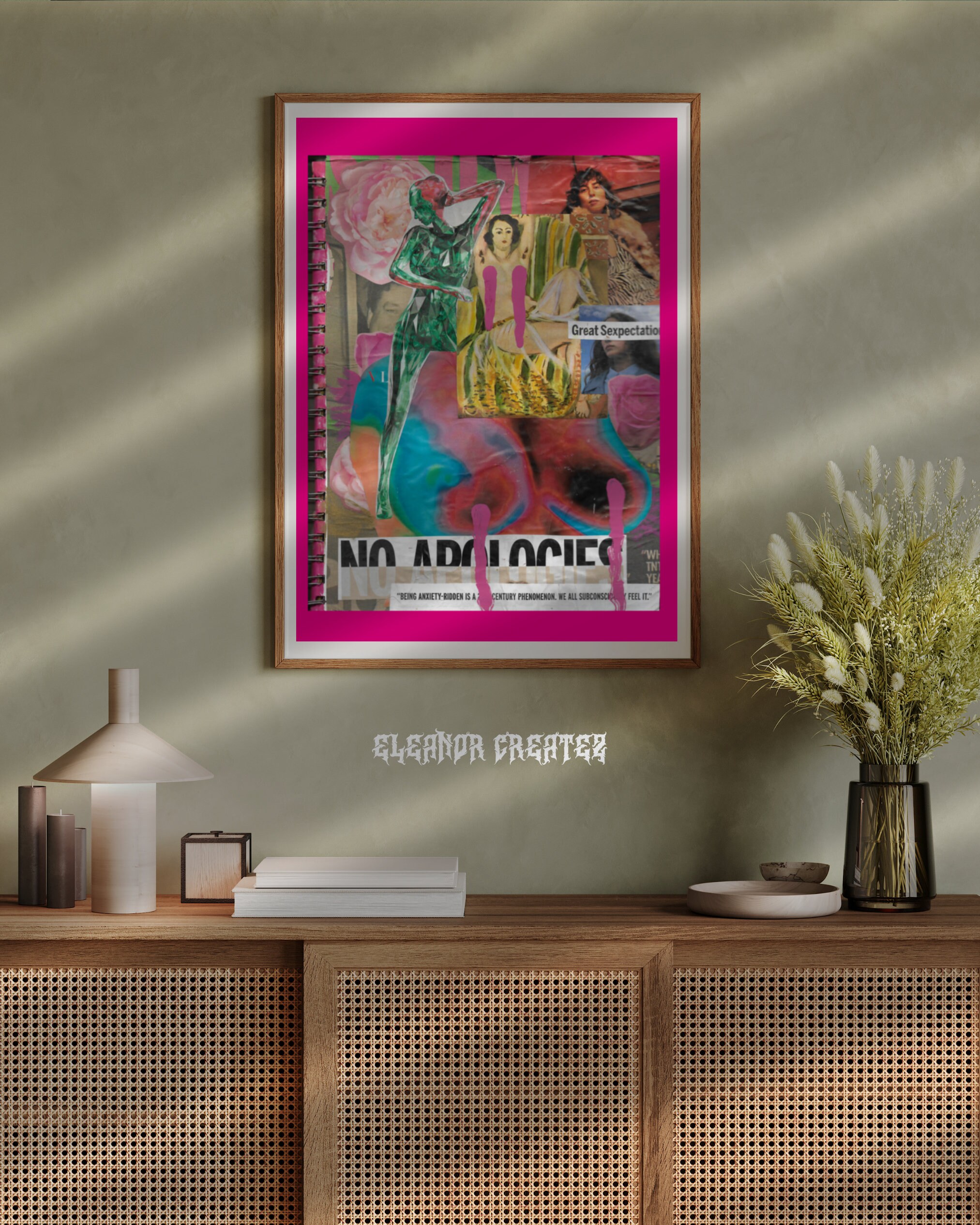 Female Poster, Feminist Poster, Maximalist Wall Art, Bold Feminine ...