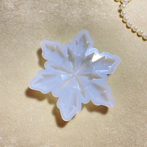 3D Snowflake Mold, Faceted Ornaments Silicone Mold, Deep Snowflake ...