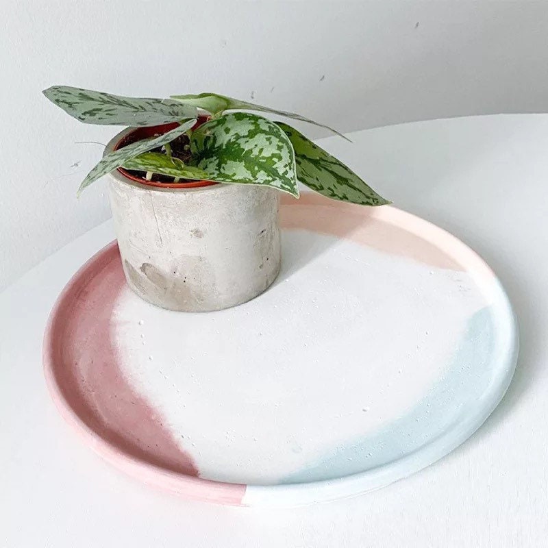 Large Round Tray Mold, Large Tray Mold, DIY Round Circle Coaster Epoxy ...