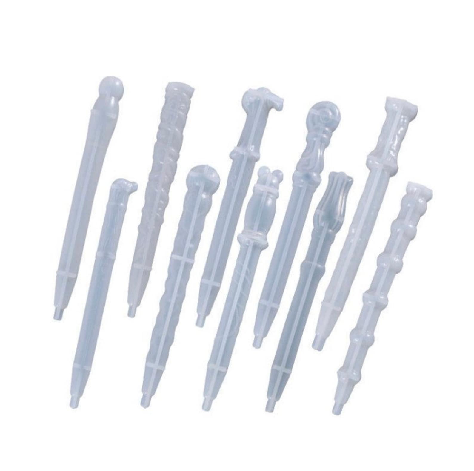 Pen Molds Set 10pcs, Shiny Resin Silicone Molds, Pen Resin Silicone ...