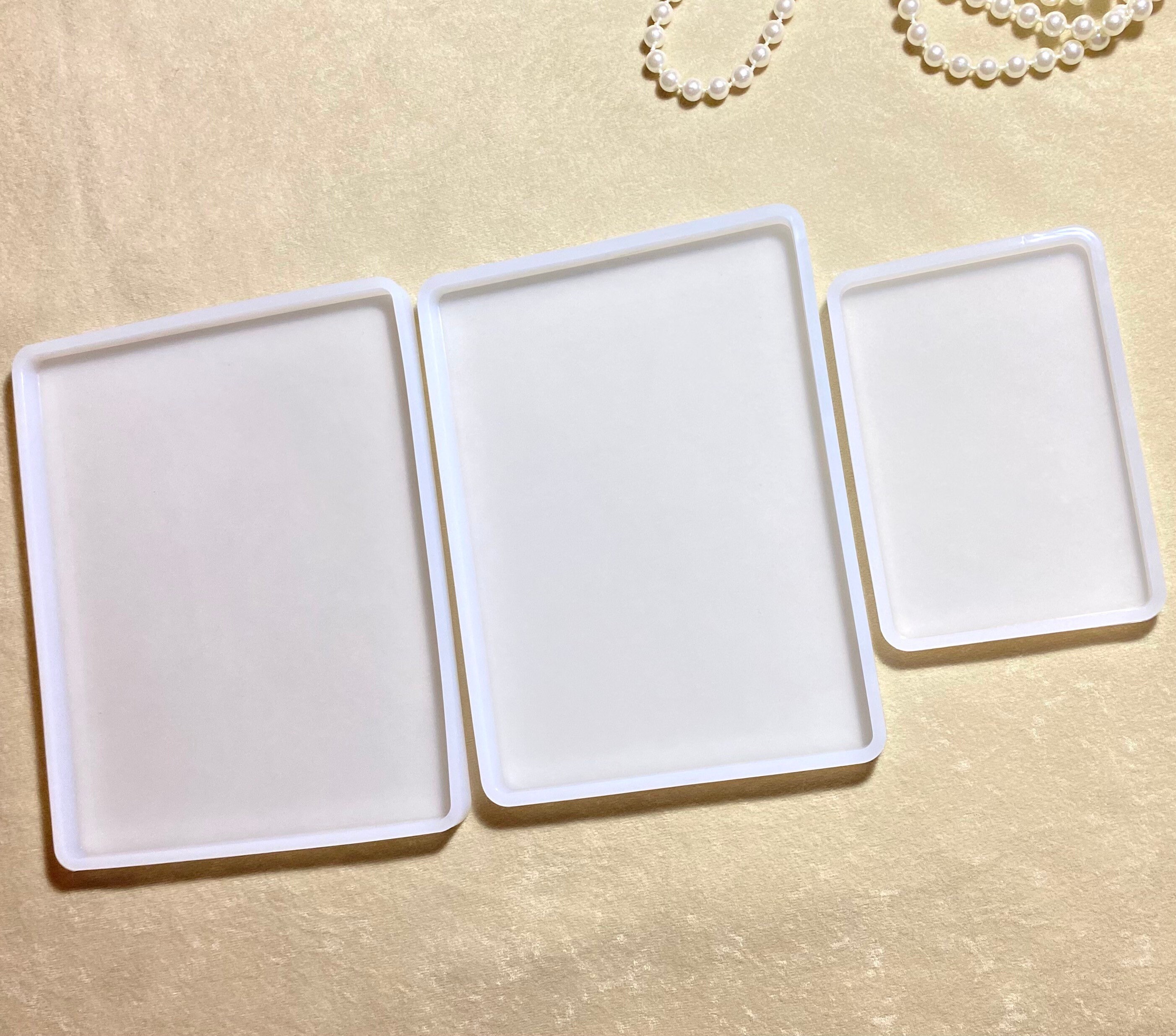 Rectangle Resin Silicone Molds Set Large Medium Small Shiny - Etsy