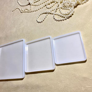 Square Silicone Mold Set for Resin, Large Medium Small, Shiny Resin ...