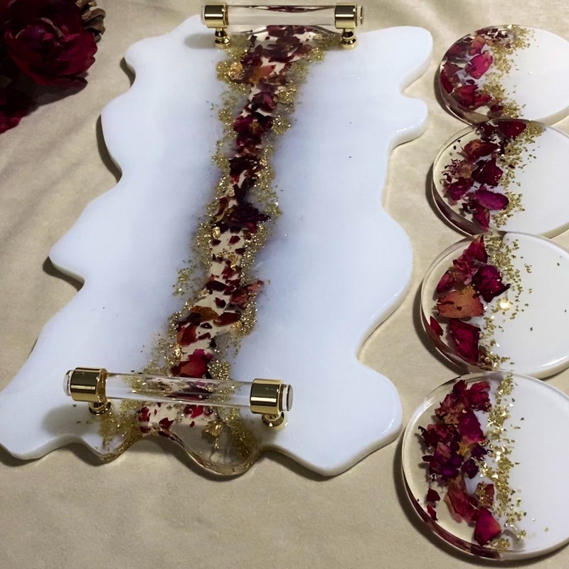 Resin Serving Tray - Etsy