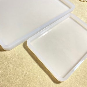 Rectangle Resin Silicone Molds Set Large Medium Small, Shiny Resin ...
