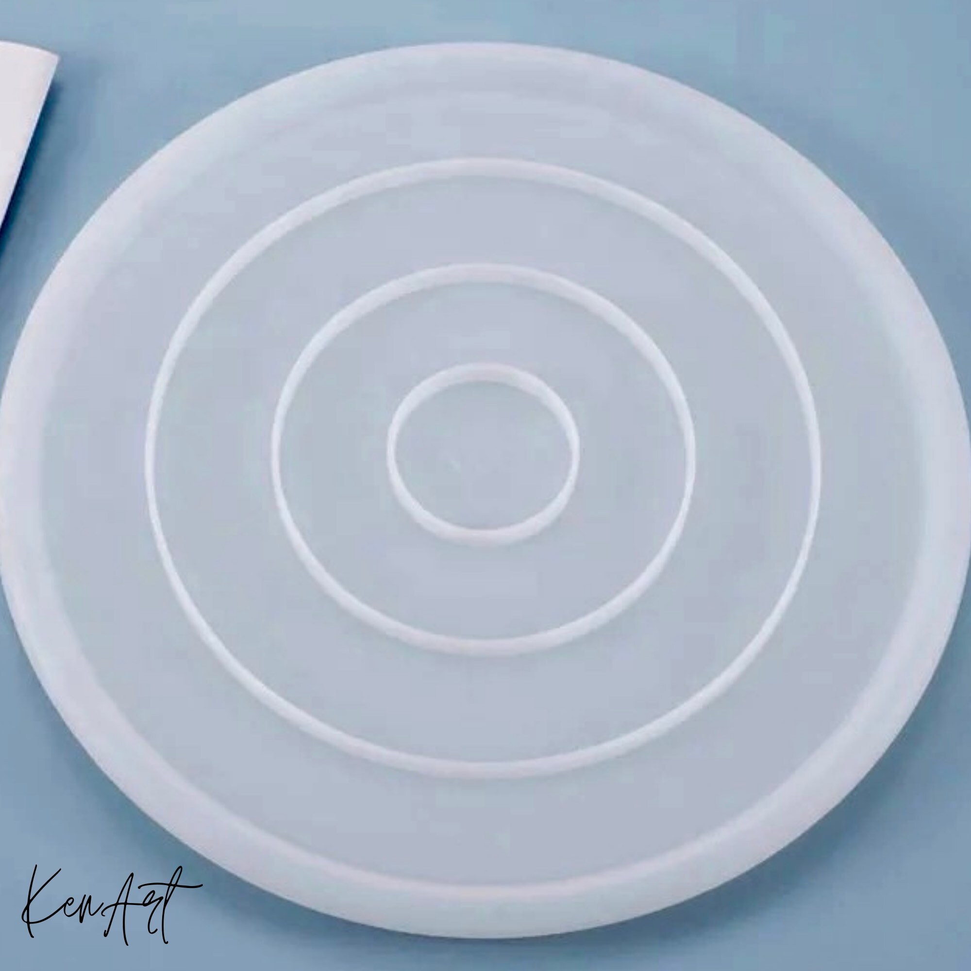 Large Round Tray Mold Large Tray Mold DIY Round Circle | Etsy