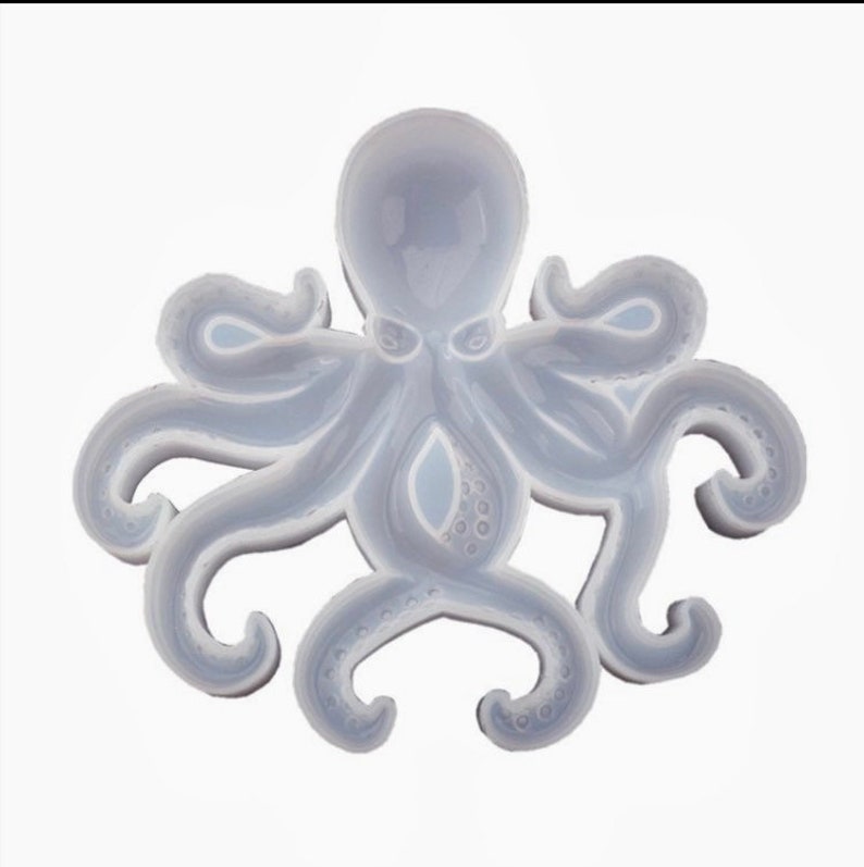 Large Octopus Mold Shiny Resin Silicone Mold - Etsy