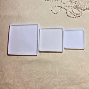 Square Silicone Mold Set for Resin, Large Medium Small, Shiny Resin ...