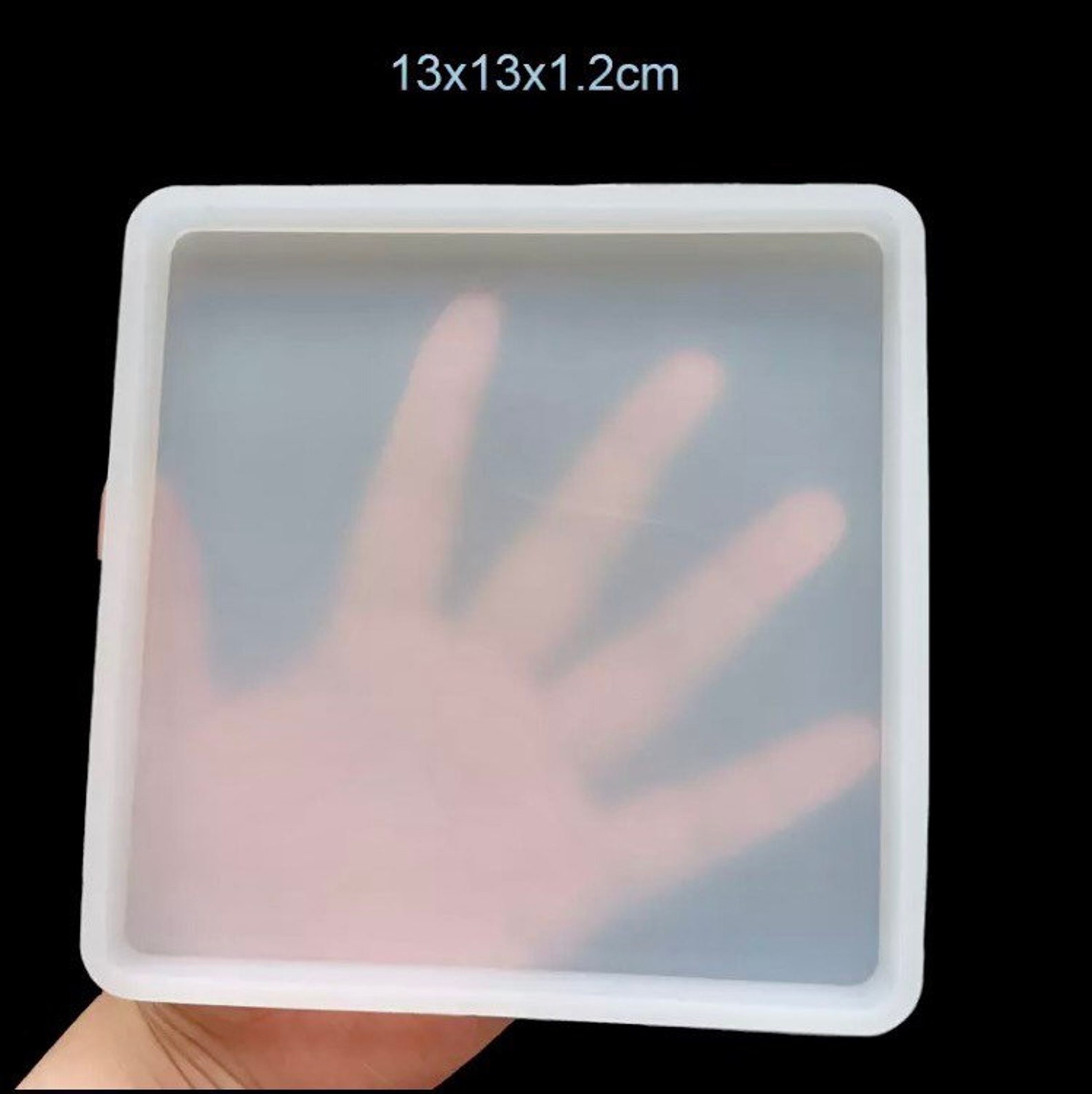 Square Silicone Mold Set for Resin, Large Medium Small, Shiny Resin ...