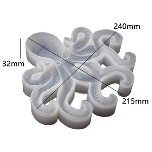 Large Octopus Mold, Shiny Resin Silicone Mold - Etsy