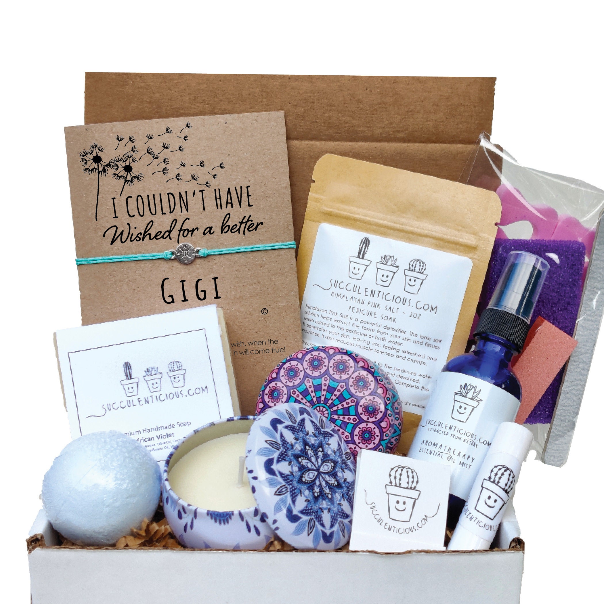 Gigi Gift Box Lavender Oil Gigi Birthday Gift Box for Gigi - Etsy