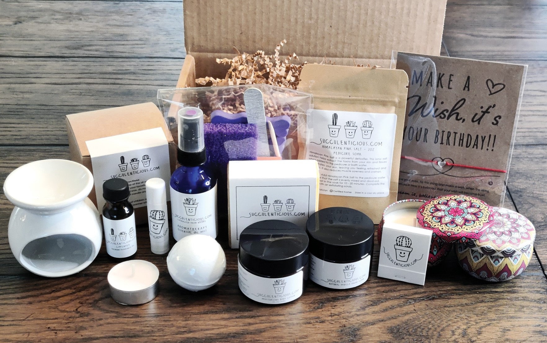 Valentines Gifts, Spa Gift Box for Her, Happy Valentines Day Gift Box ...